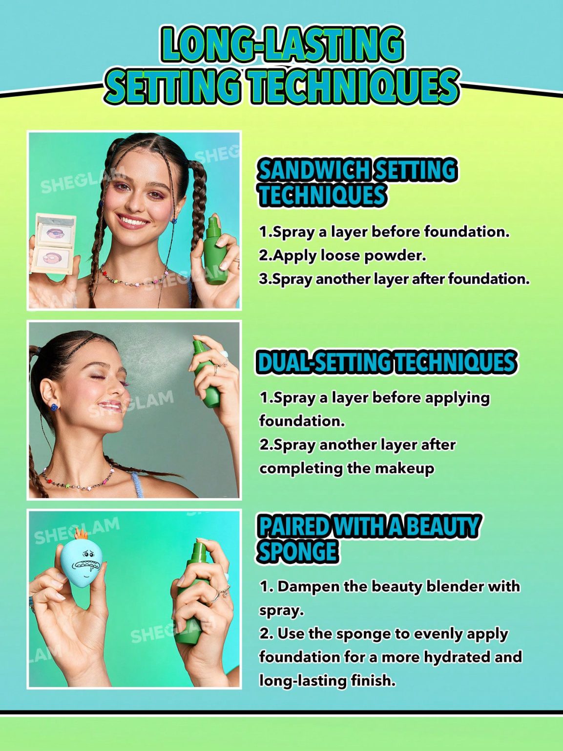 اسپری فیکس کالکشن ریک اند مورتی شیگلم مدل Rick and Morty X SHEGLAM ...